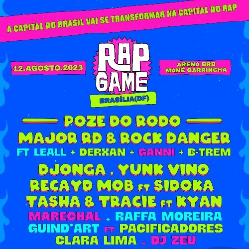 Rap Game comemora os 50 anos do hip hop com 20 artistas do gênero | Achei no Sudoeste